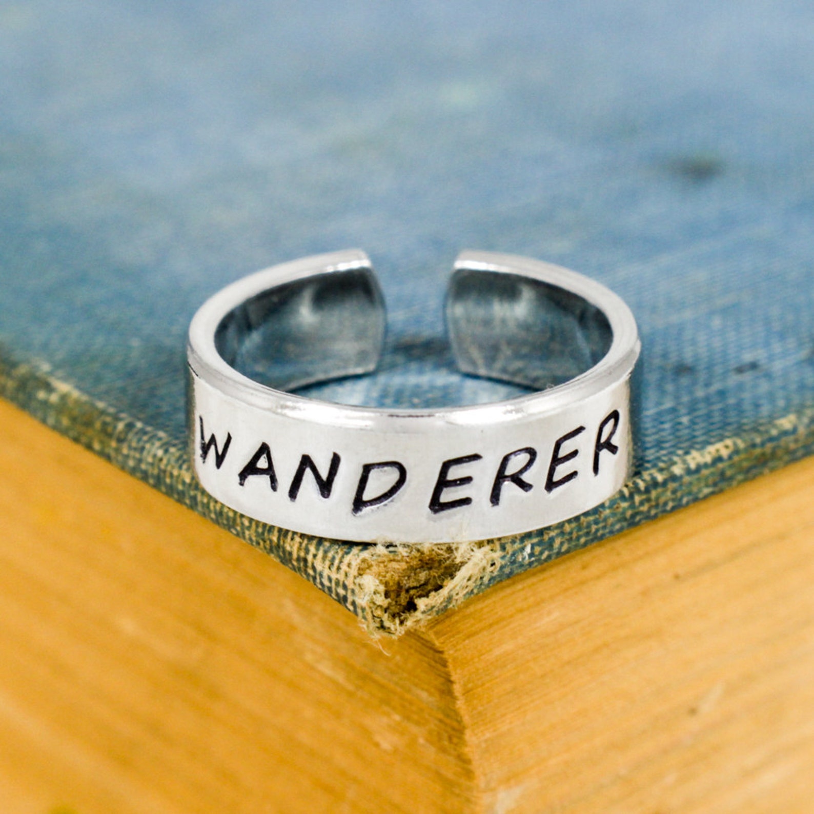 Wanderer Ring, Hiking, Outdoors, Camping, Travel - Etsy