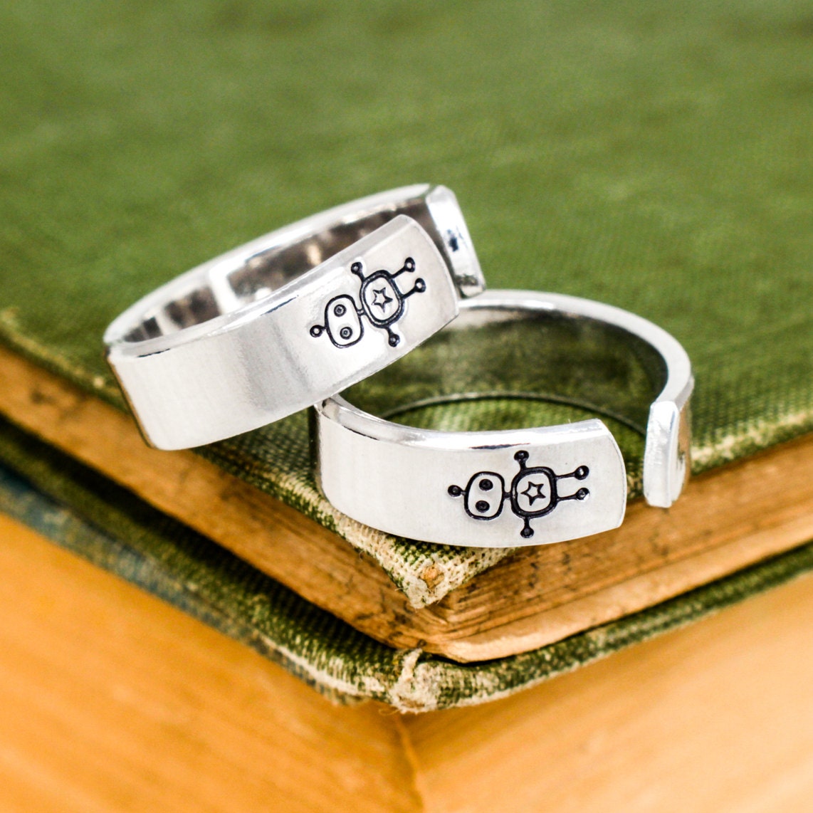 Beep and Boop Robot Rings Valentines Day Gift - Etsy