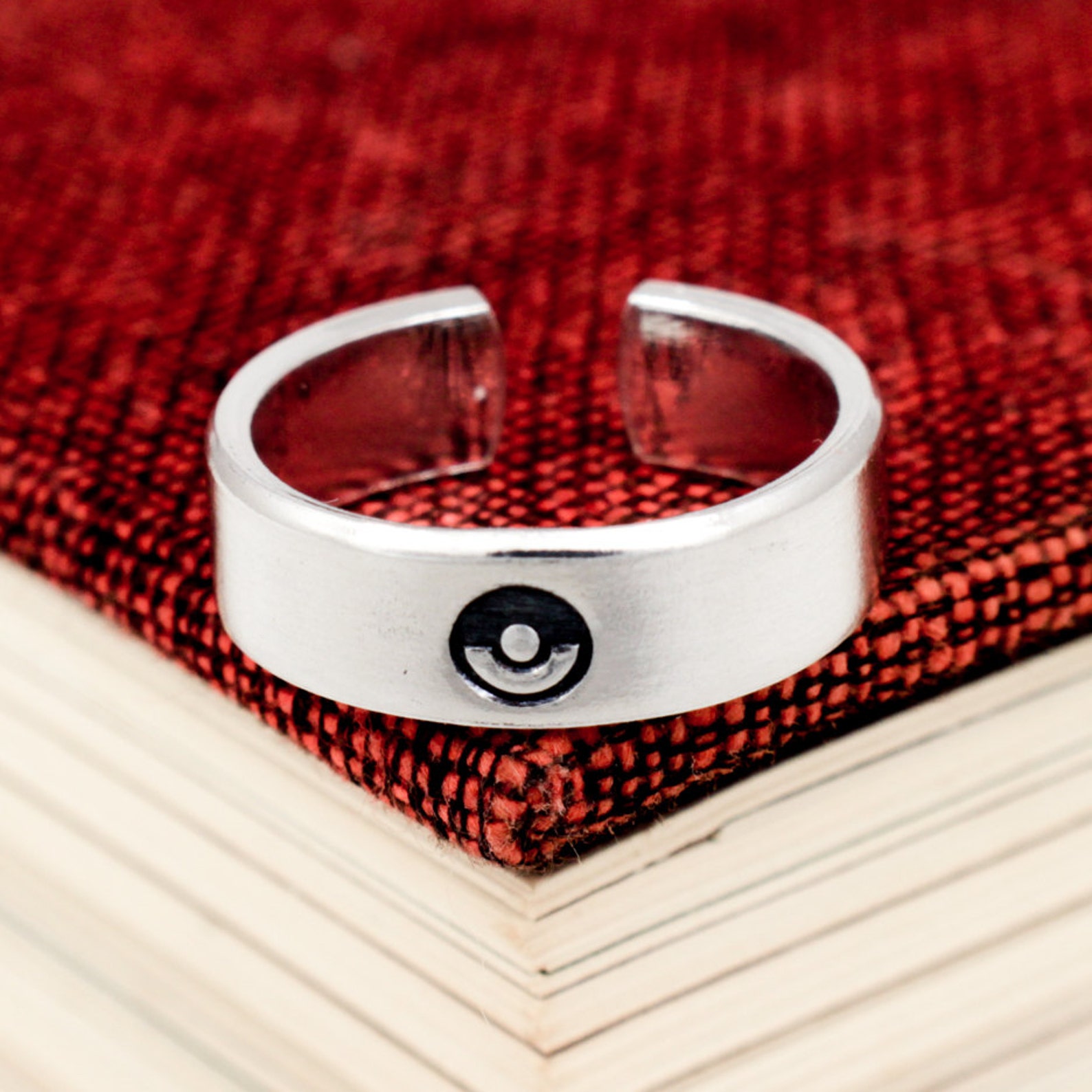 Pokeball Ring Retro Video Games Gamer Gift Gifts for - Etsy