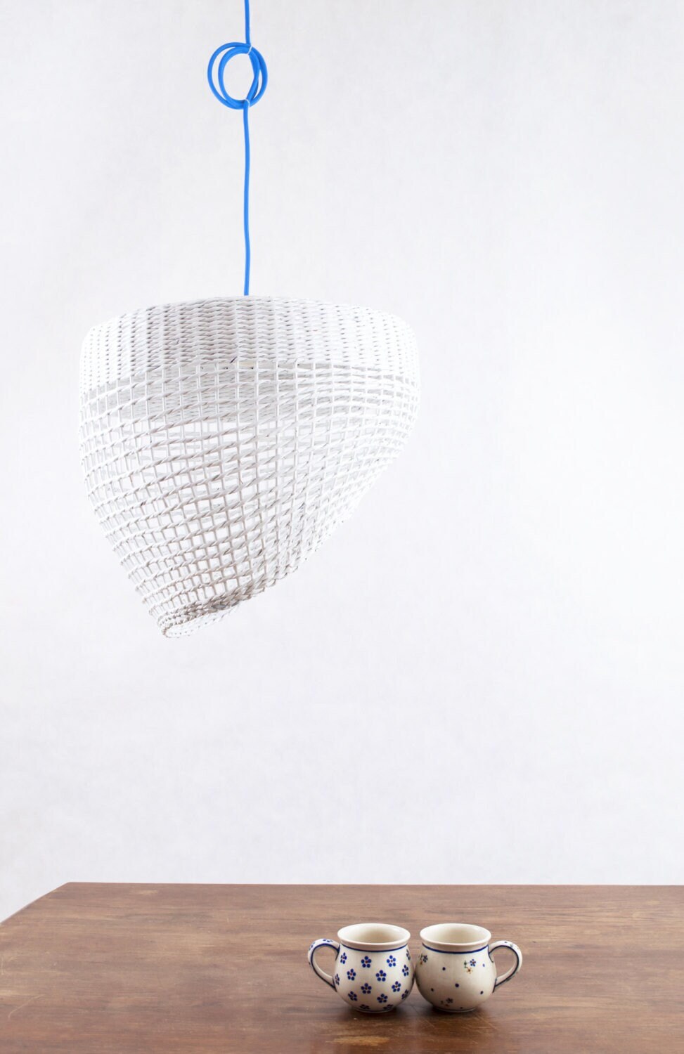 White Hanging Eco Lamp Geometric Original Simple Shape Light - Etsy