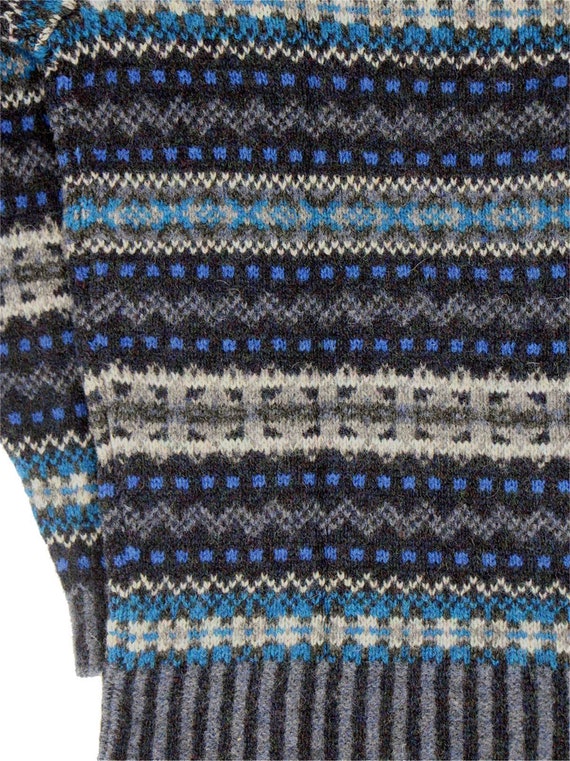 Fairisle Wool Jumper - 1940s Authentic Vintage Look -… - Gem