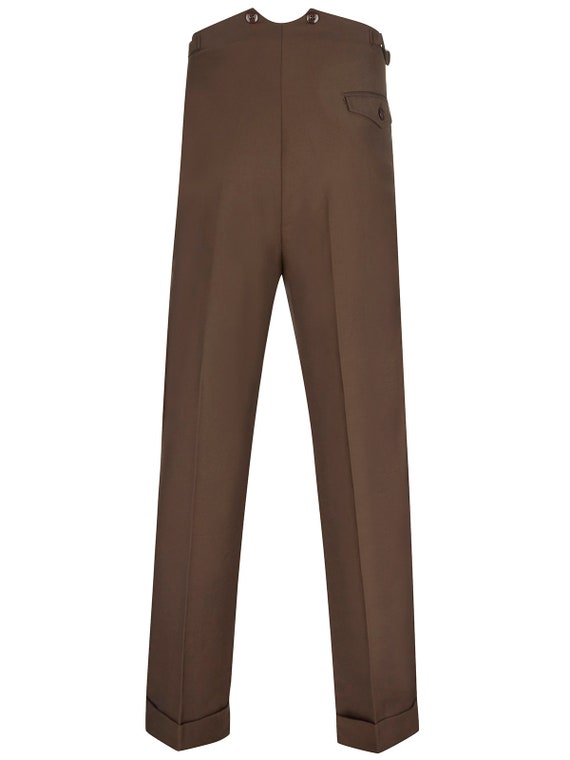 Fishtail Back Trousers - Revival Vintage Authentic 19… - Gem