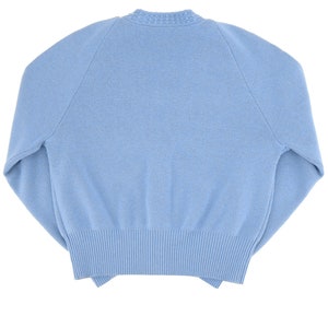 1950s Style Knit Cardigan - Bonbon Blue Cropped Cardigan - Etsy