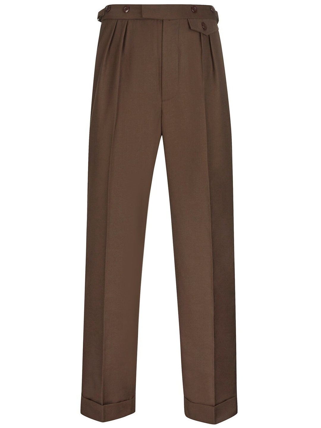 Fishtail Back Trousers - Revival Vintage Authentic 1940s Look "harry ...