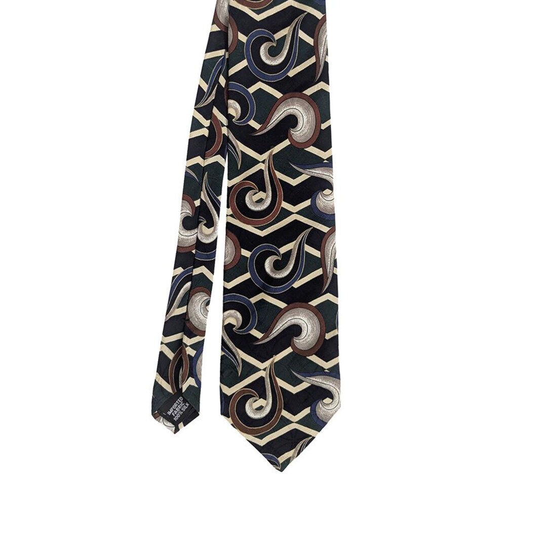 True Vintage Swing Tie - Premium 1940s 1950s Era Design - Pure Silk ...