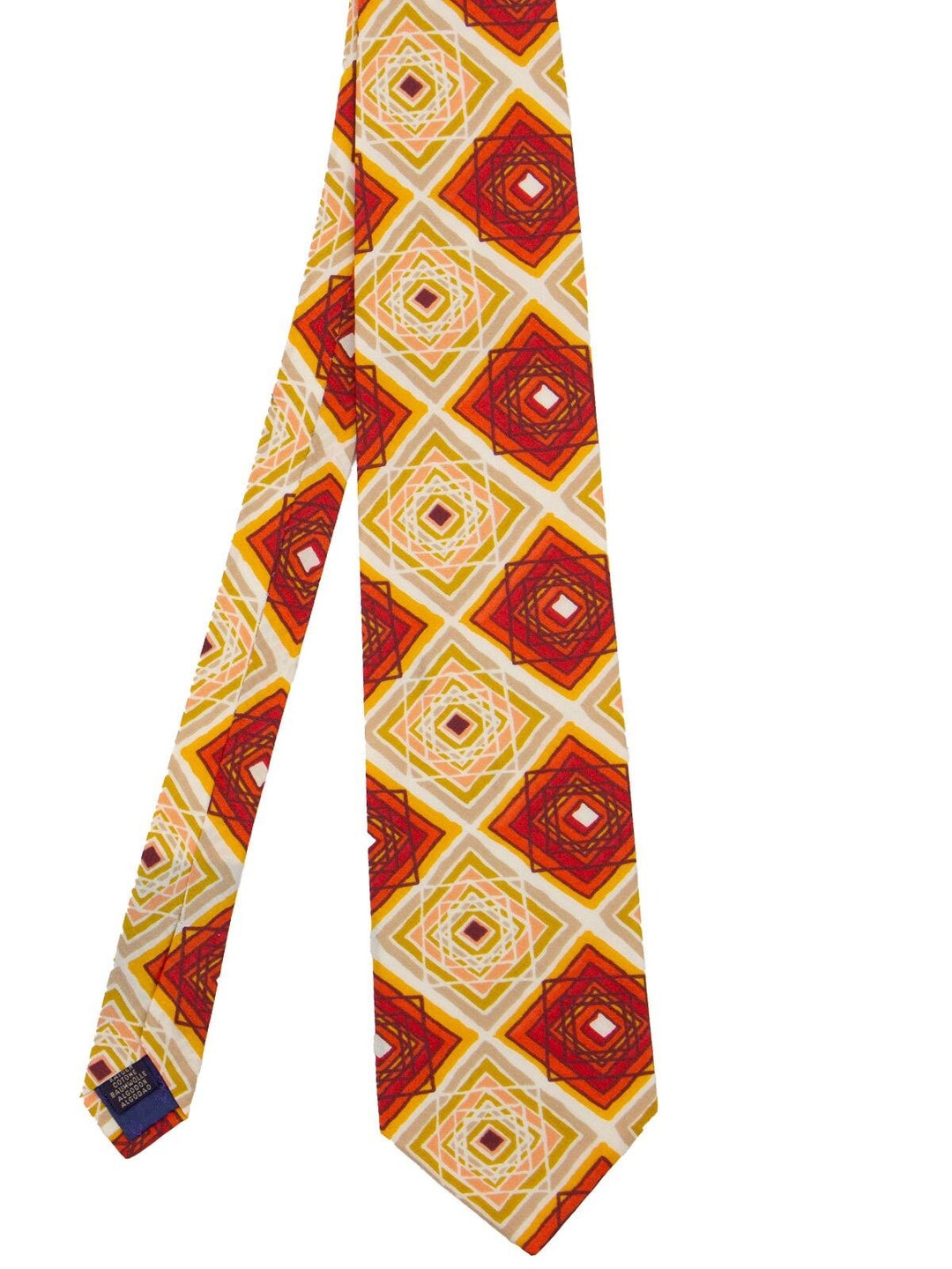 Vintage Swing Tie Premium 1940s 1950s Era Design Pure Silk Wide ...
