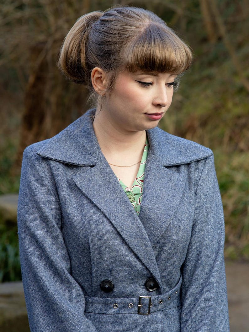 Forties Swing Coat - 1940s Style Authentic Vintage Look - Socialite ...
