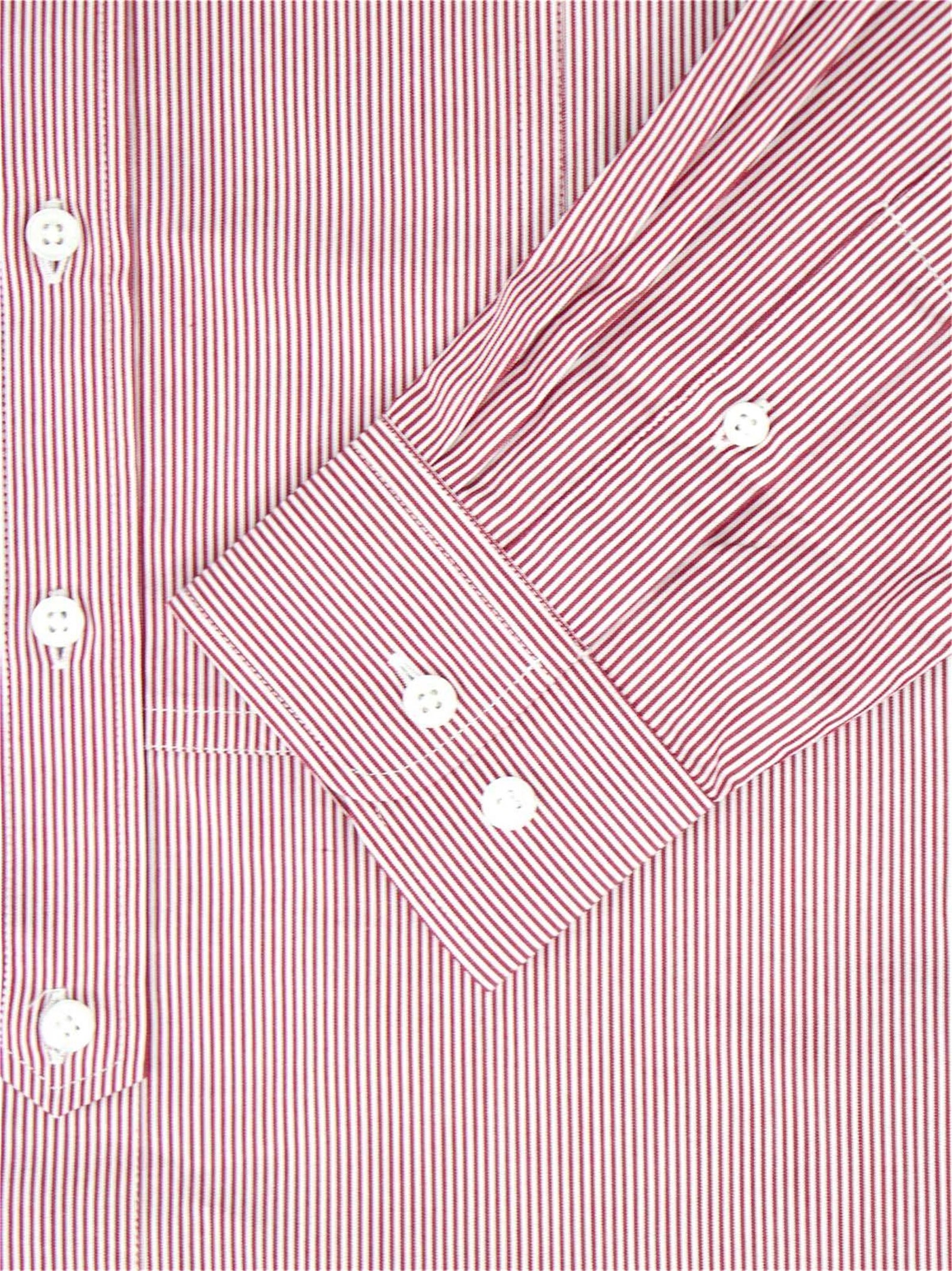 Vintage Style Red Stripe Shirt With Detachable Spearpoint Collar - Etsy