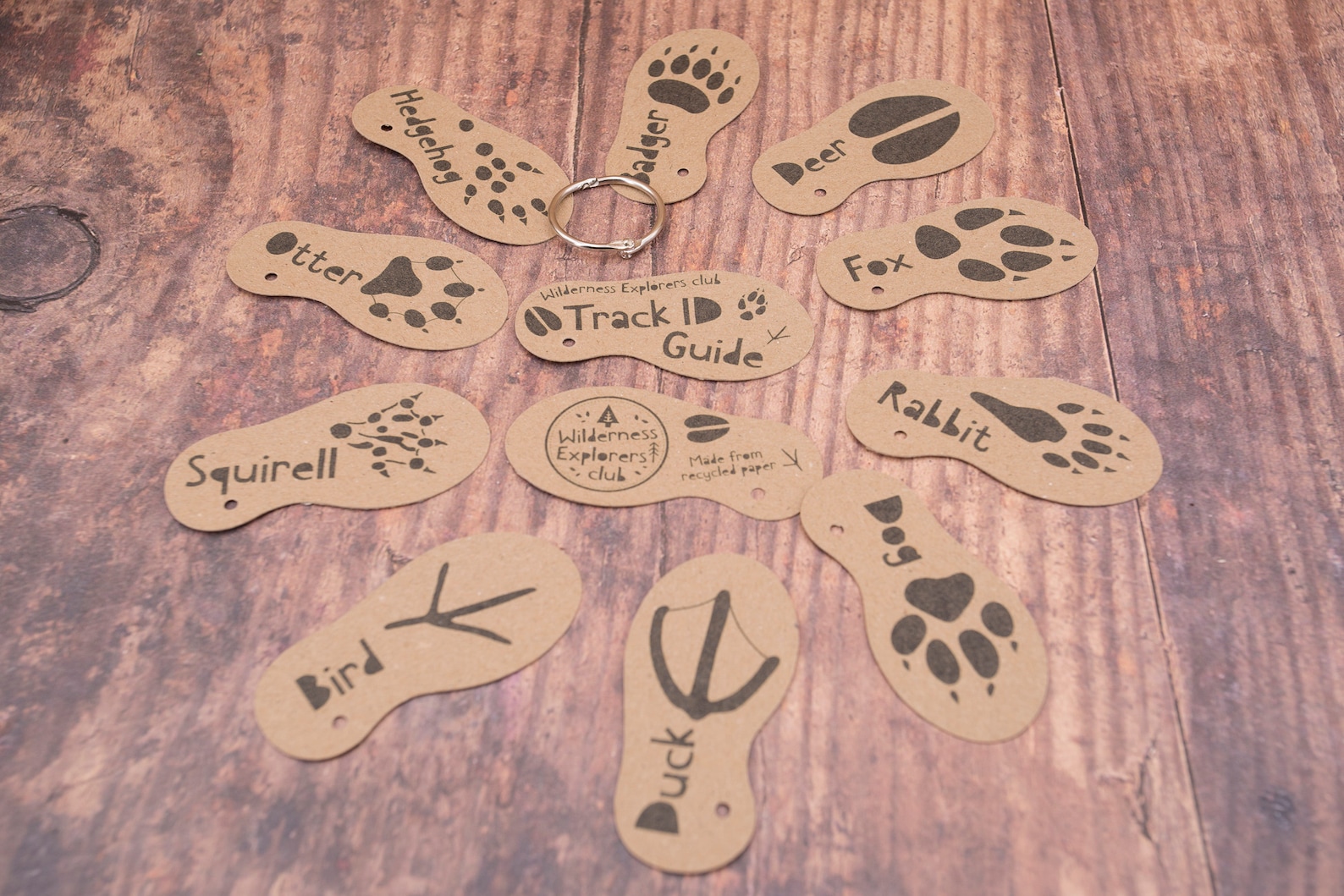Animal Tracks ID Guide Perfect for Forest School Child - Etsy