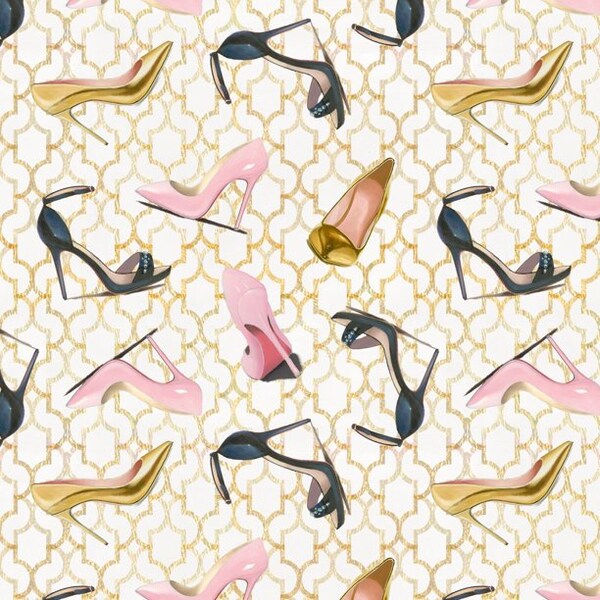 High Heels Fabric - Etsy
