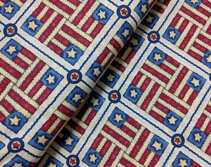 Mottled Stripes Fabric Red and Dark Blue Tie Dyed Stripes by ...