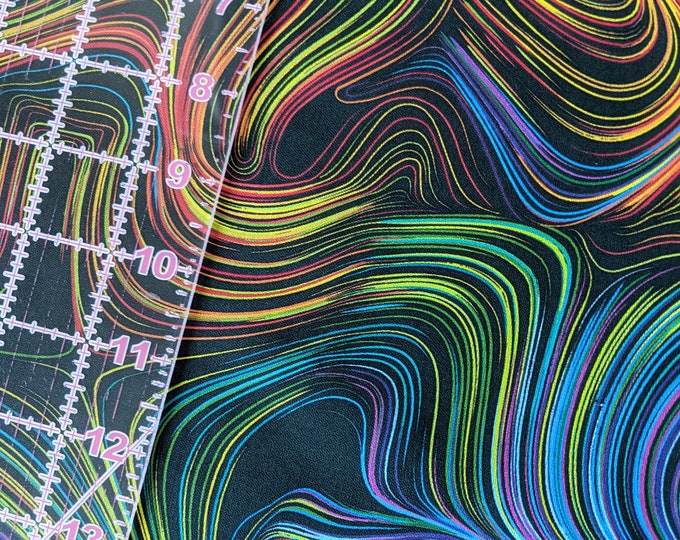 Swirl Fabric, Modern Fabric, Swirl Fabric, Groovy Fabric, Cotton Fabric ...