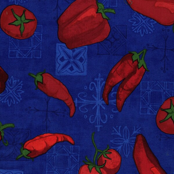 Chili Pepper Fabric - Etsy