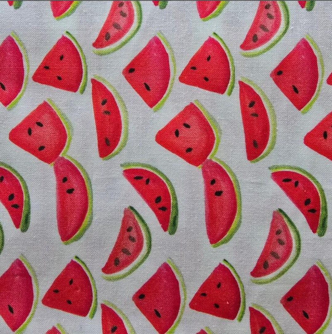 2nd Image Shows Scale Watermelon Fabric, Cotton Fabric, , Dear Stella ...