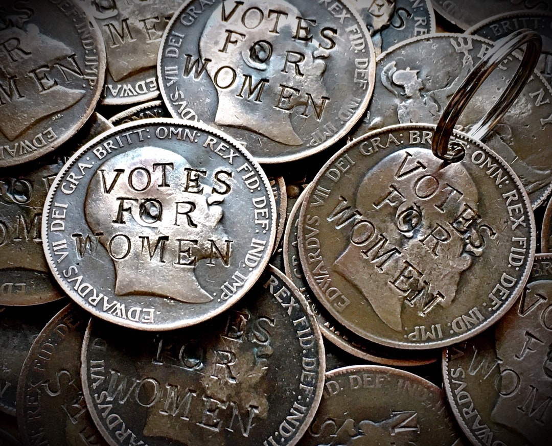 Suffragette Penny . Defaced Edward VII Coin . Votes for Women . Buy Two ...
