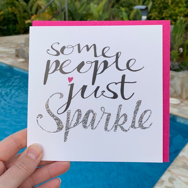 You Sparkle Greeting Card - Etsy