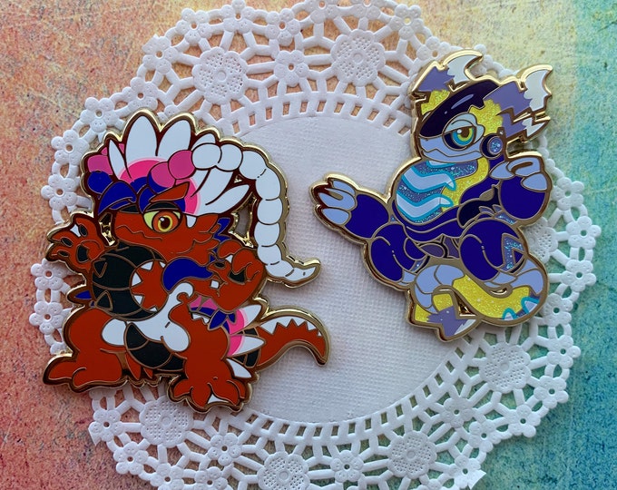 Pokemon Koraidon Miraidon Scarlet Violet Hard Enamel Pins - Etsy