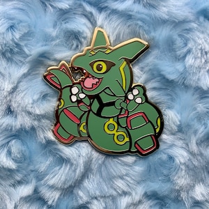 Pokemon Hoenn Legends Rayquaza Enamel Pin Emerald Omega Ruby Alpha ...