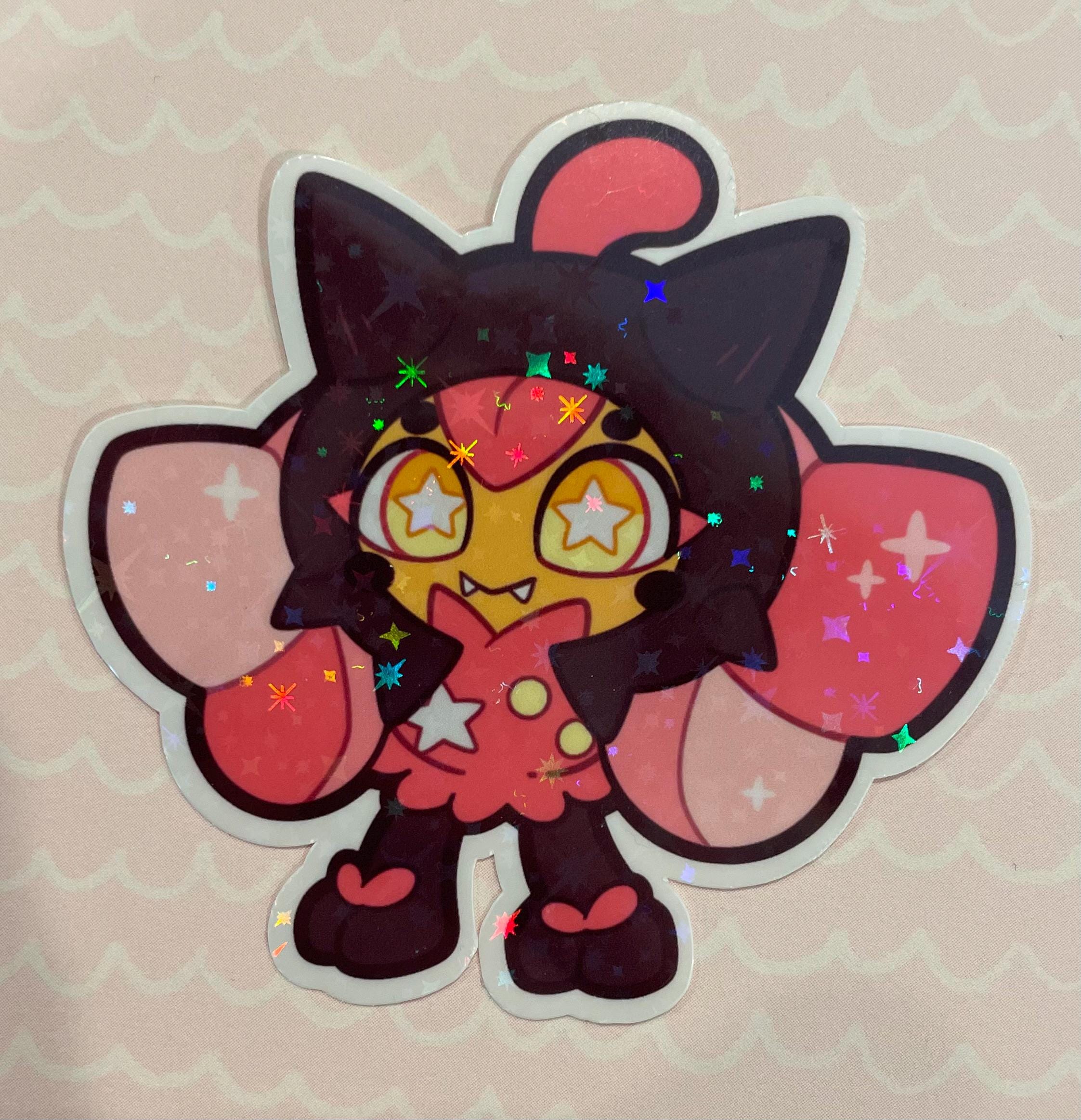 Sakura Ogerpon Holographic Vinyl Sticker - Etsy