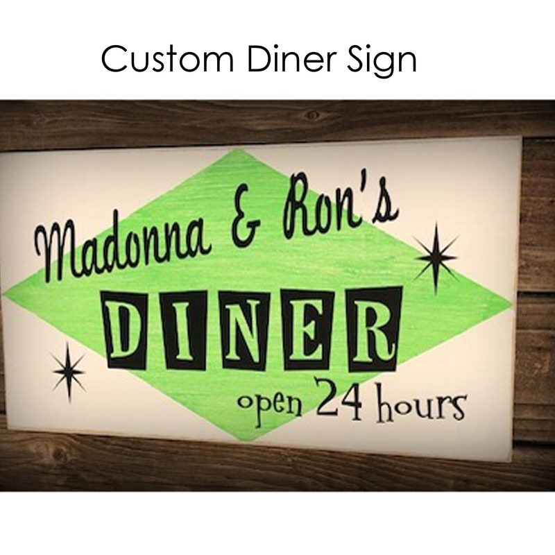 Vintage Diner Sign - Etsy