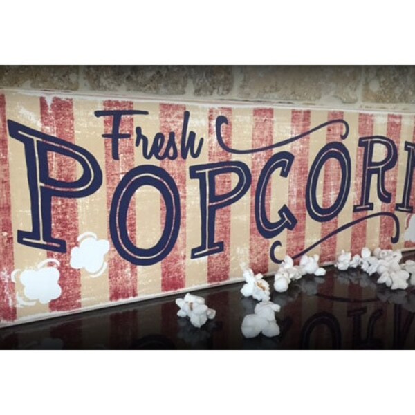 Popcorn Sign - Etsy