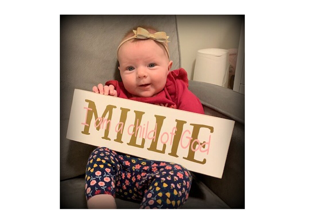 Personalized Child of God Sign: Custom Name, LDS Decor - Etsy