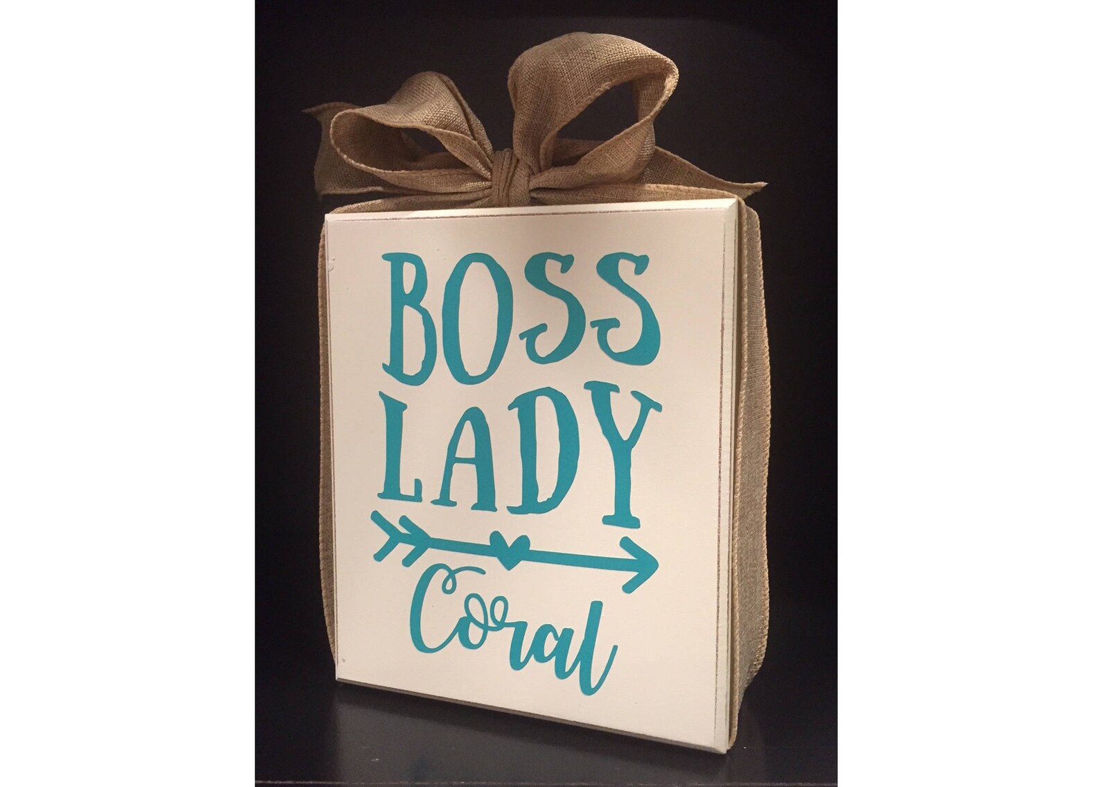 Boss Lady Block Boss's Day Gift Custom Boss Gift Boss - Etsy