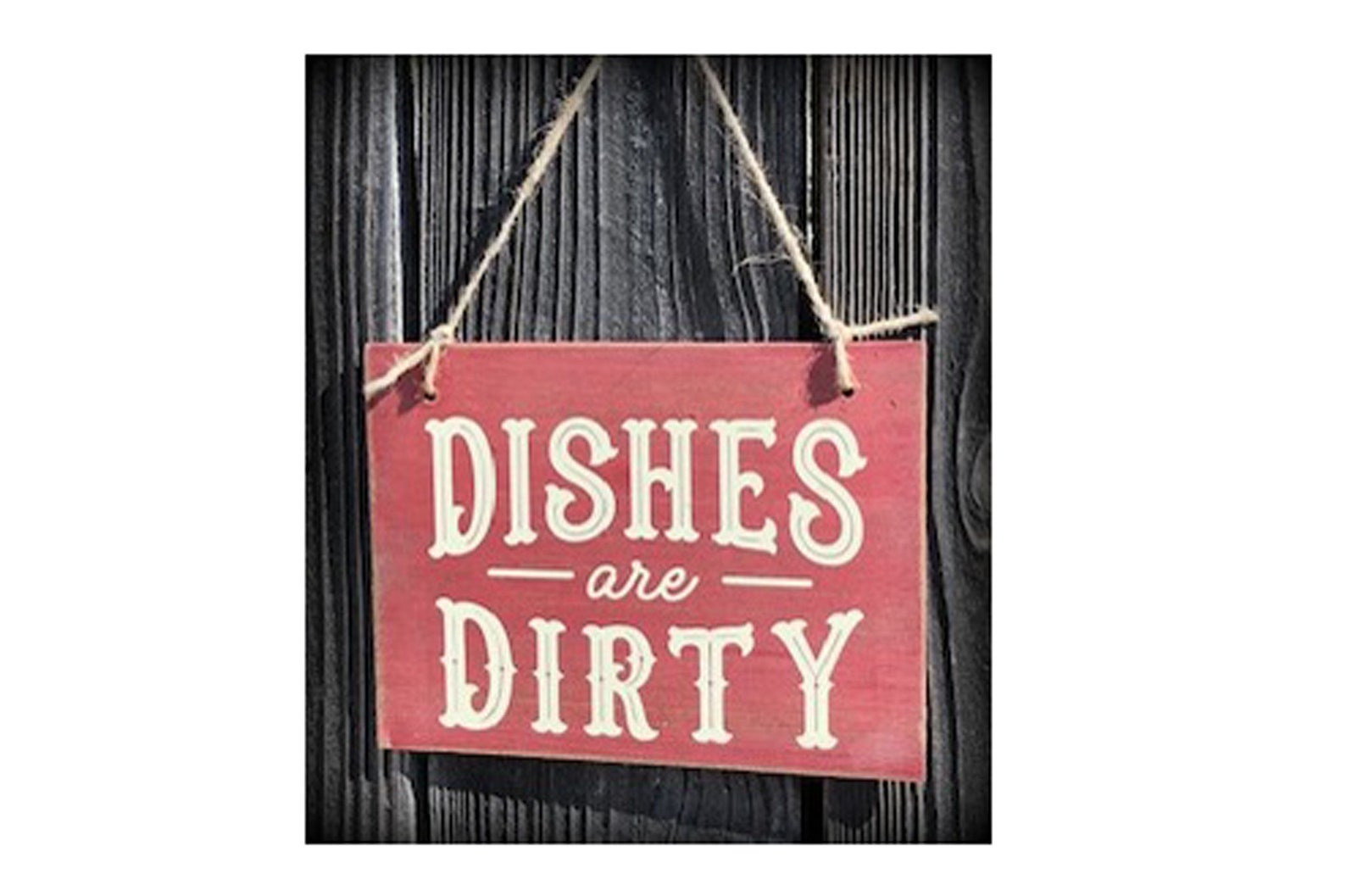 Dishes Are Clean Dishes Are Dirty Sign Reversible Kitchen | Etsy