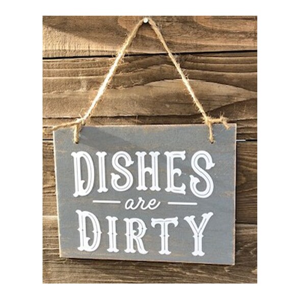 Dishes Sign - Etsy