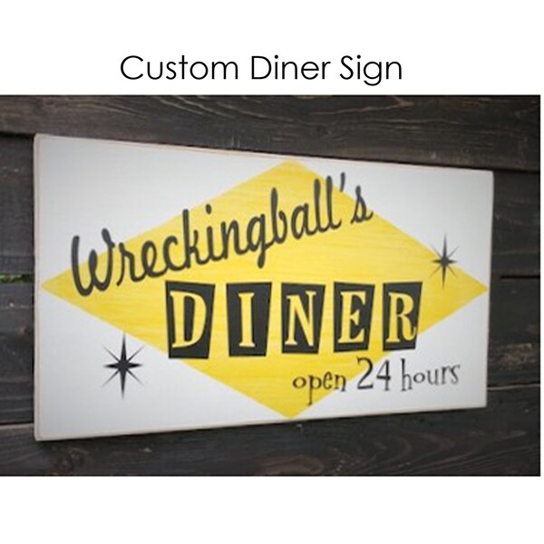 Custom Diner Signs - Etsy
