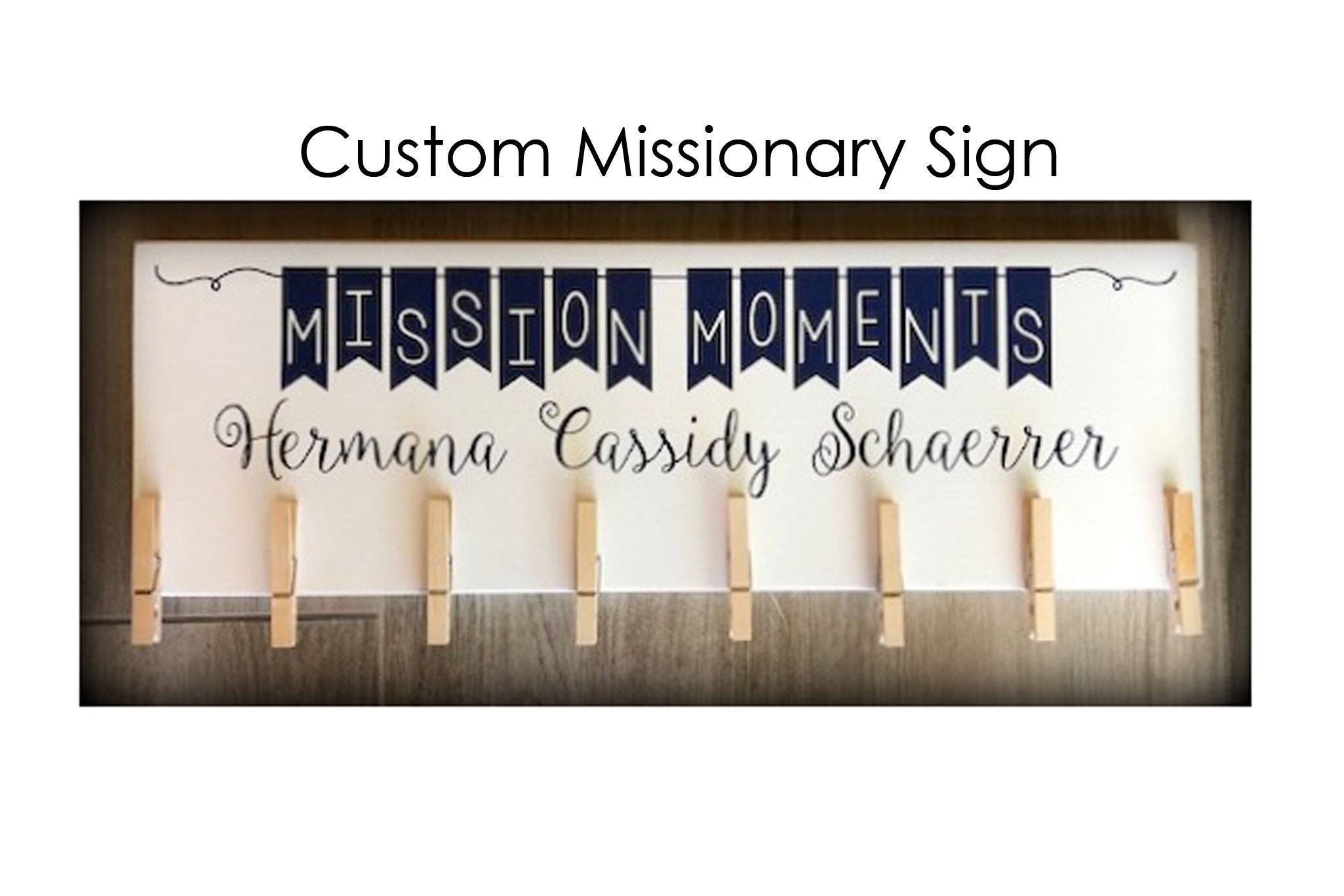 Signo de Momentos de Misión Llamado a Servir Signo Misionero | Etsy