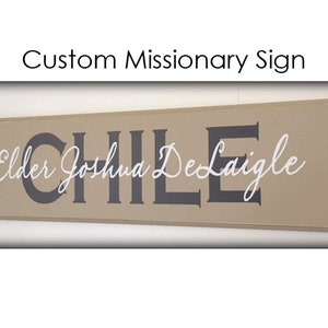 Missionary Sign LDS Missionary Mission Sign Missionary | Etsy