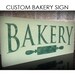 Bakery Sign Rustic Bakery Sign Rolling Pin Baker Bake - Etsy