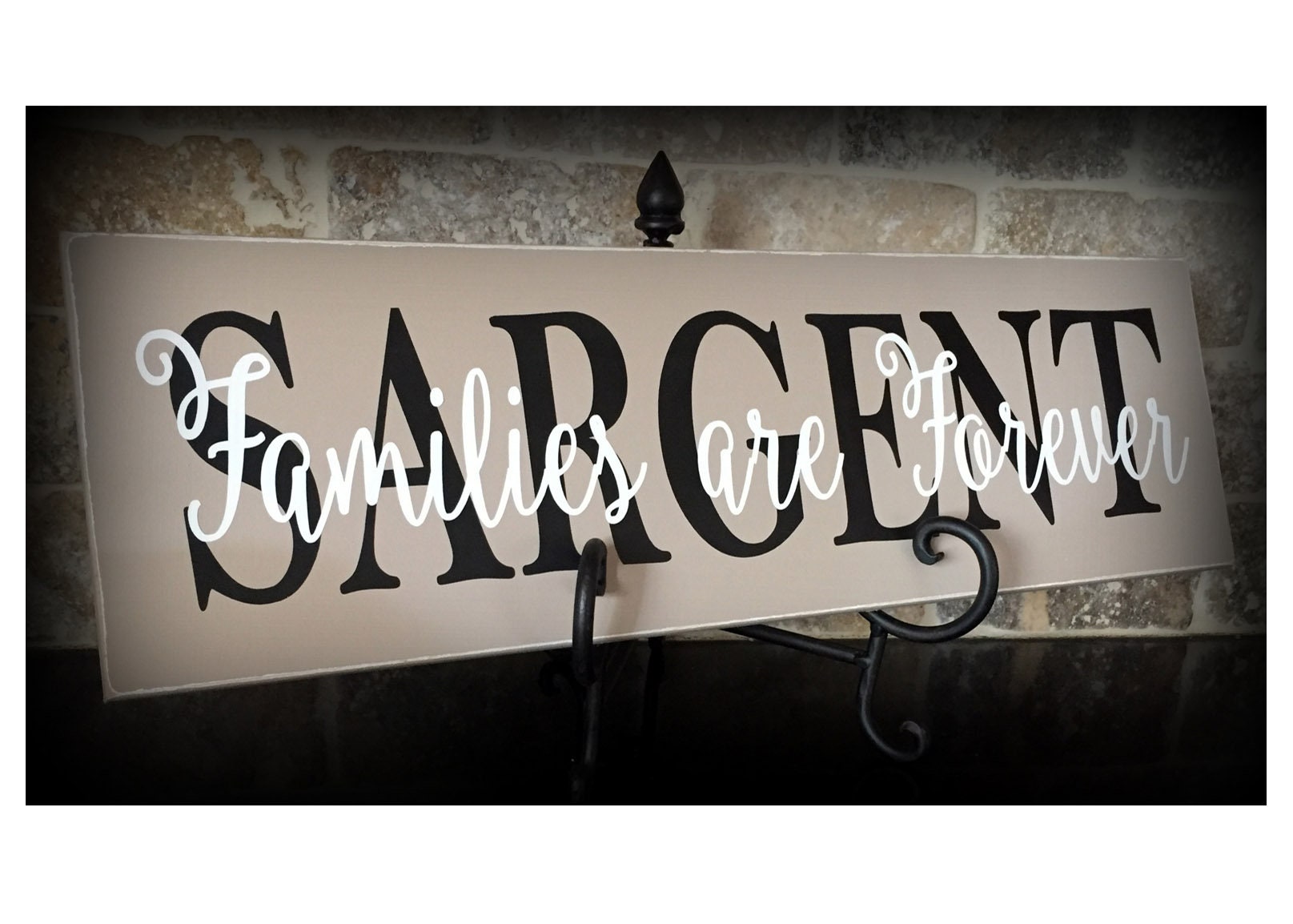 Families Are Forever Sign Last Name Sign Family Name Sign | Etsy