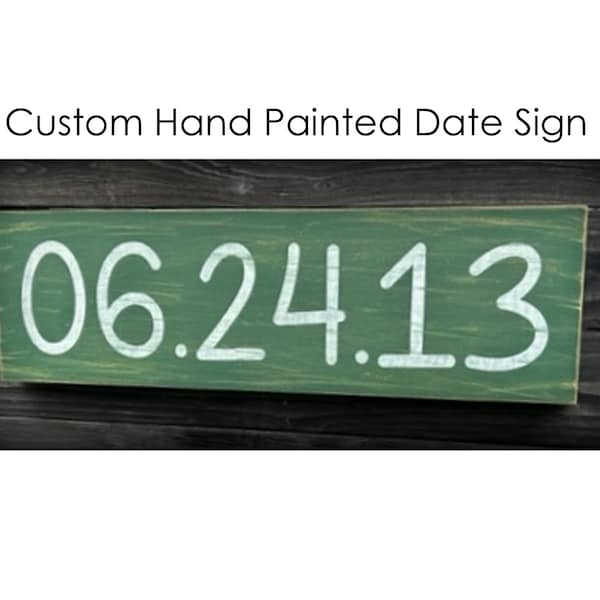 Wedding Date Sign - Etsy