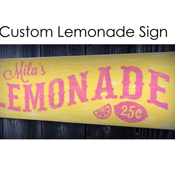 Lemonade Sign - Etsy