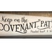 Keep on the Covenant Path Sign LDS Quote Inspirational - Etsy