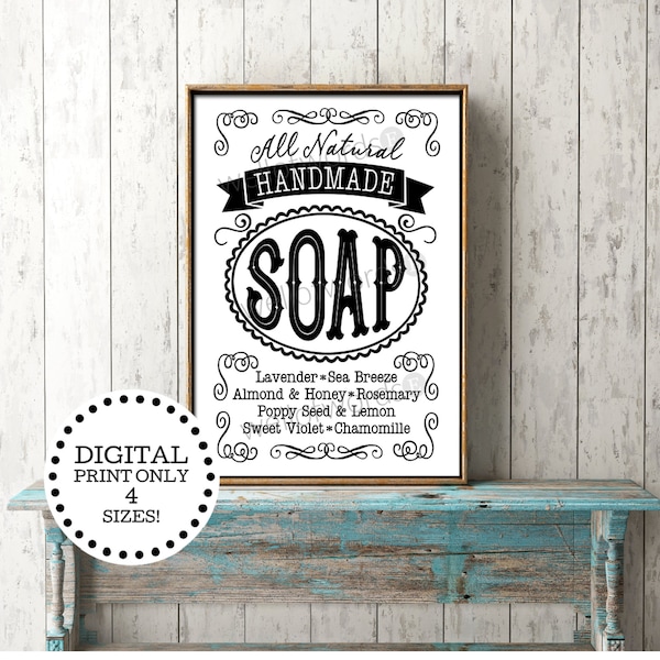 Vintage Soap Sign - Etsy