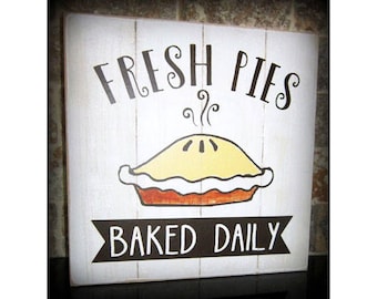 Fresh Homemade Pie Sign - Etsy