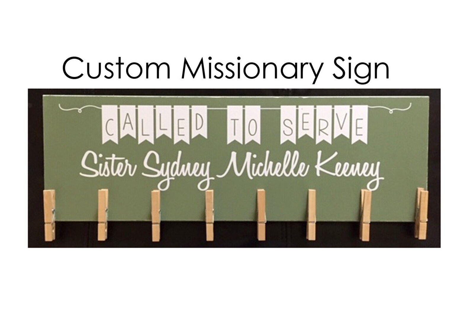 Signo de Momentos de Misión Llamado a Servir Signo Misionero | Etsy