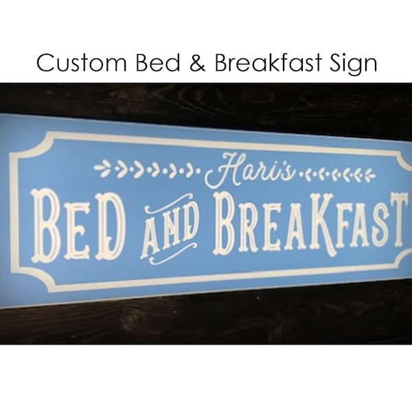 Bed and Breakfast - Etsy