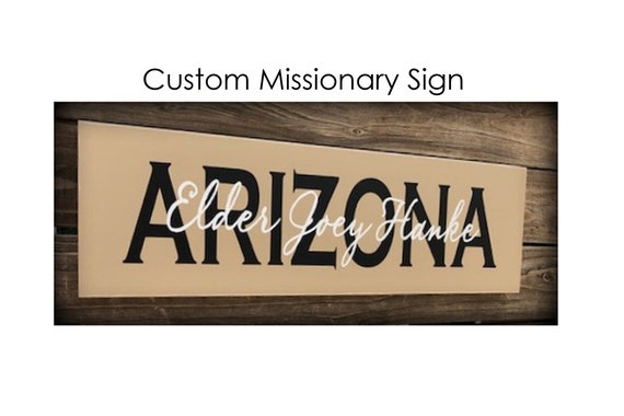 Missionary Sign LDS Missionary Mission Sign Missionary | Etsy