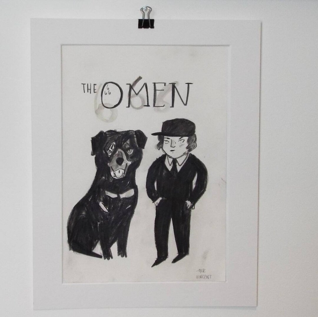 The Omen Original Illustration - Etsy