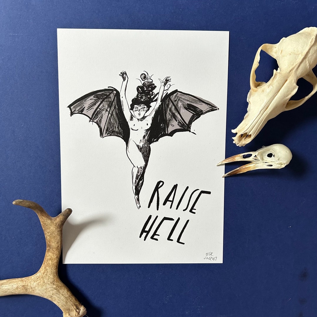 Raise Hell Print - Etsy