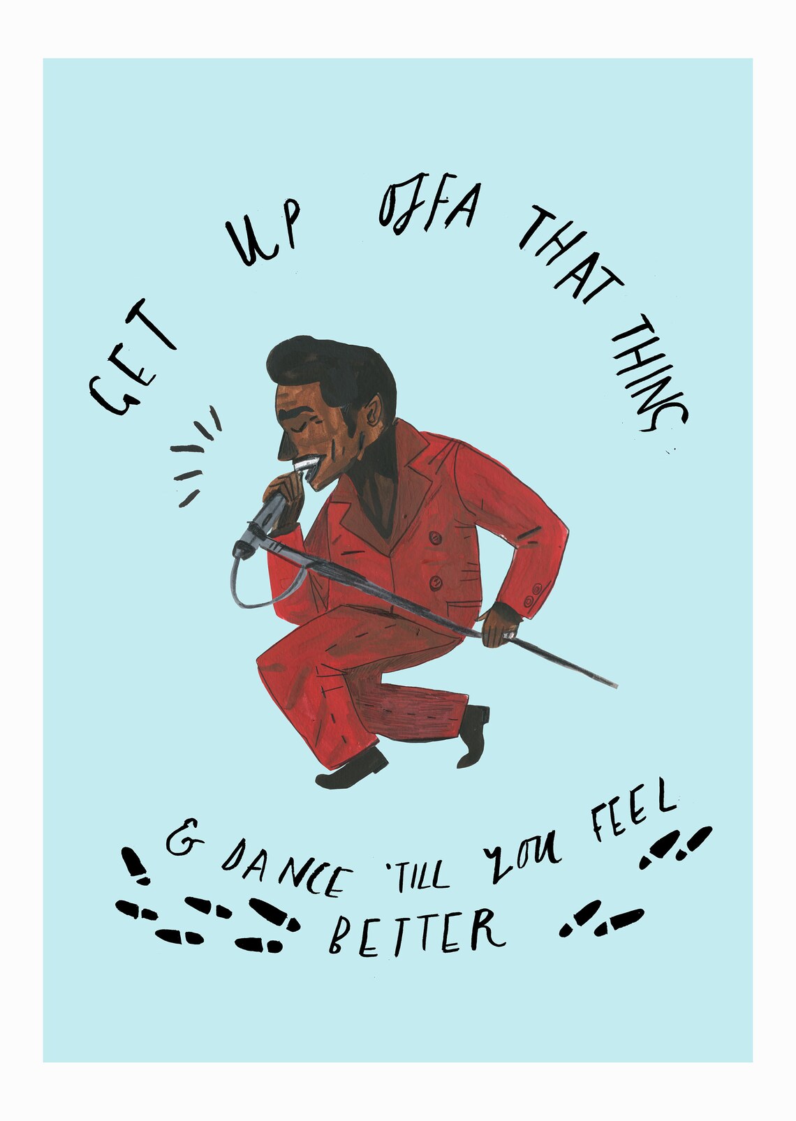 Get up Print - Etsy UK