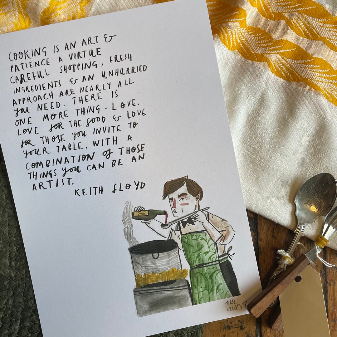 Keith Floyd Print - Etsy