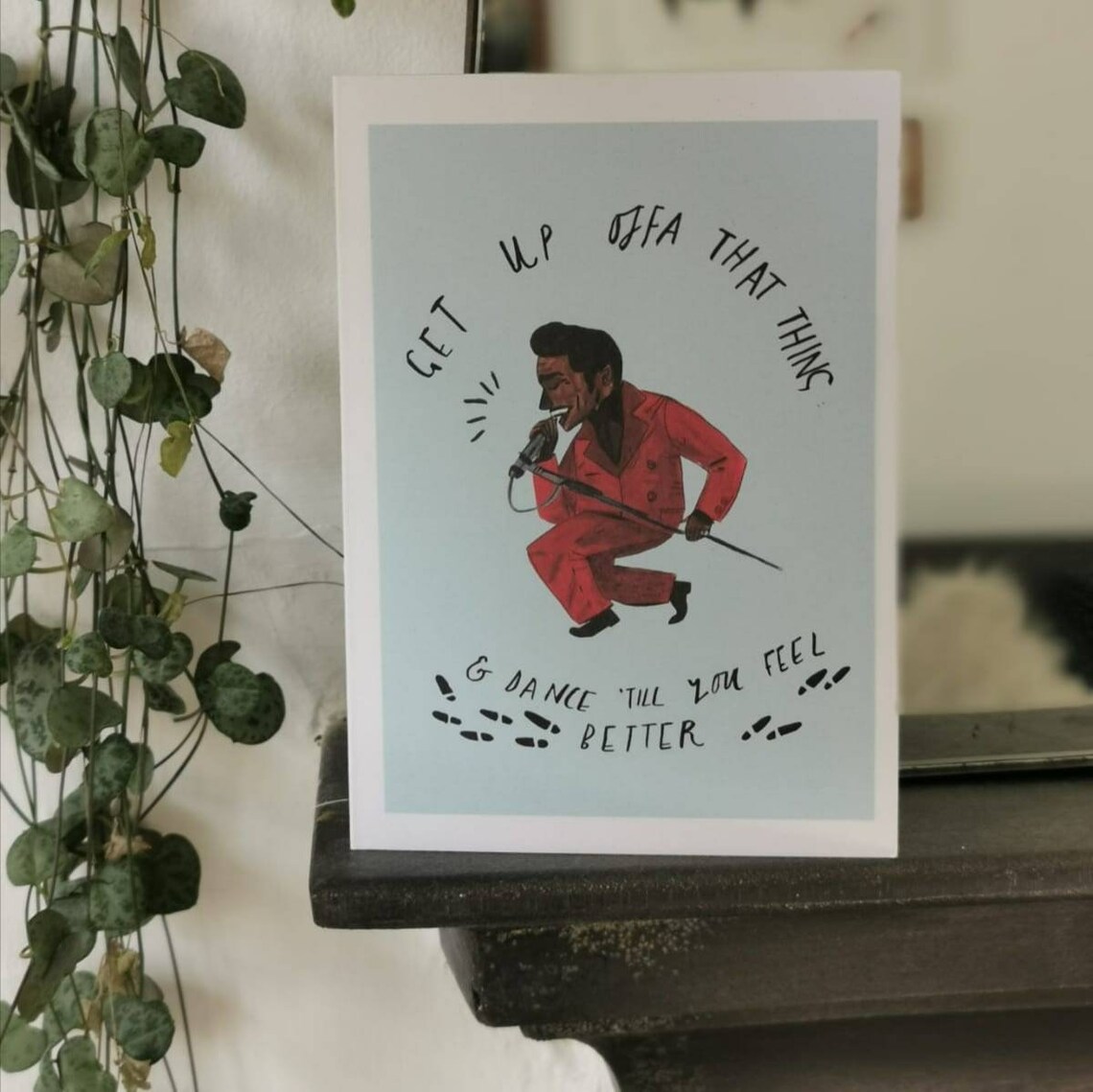 Get up Greetings Card - Etsy