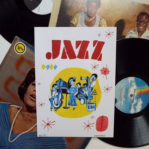 Jazz Print - Etsy