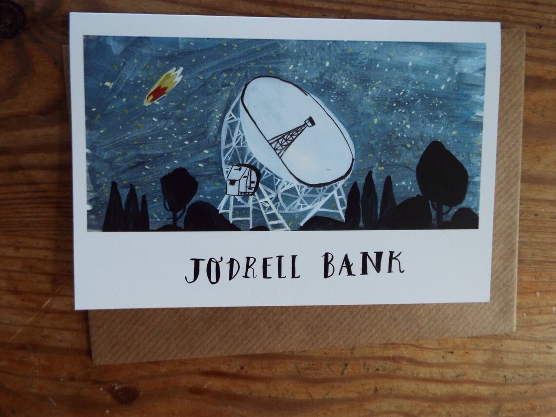 Jodrell Bank Card - Etsy UK