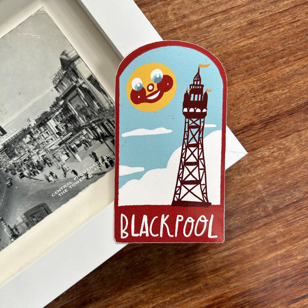 10cm Blackpool Sticker - Etsy